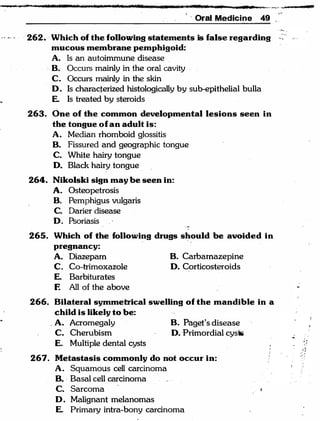 MCQ Oral medicine and oral radiology.pdf