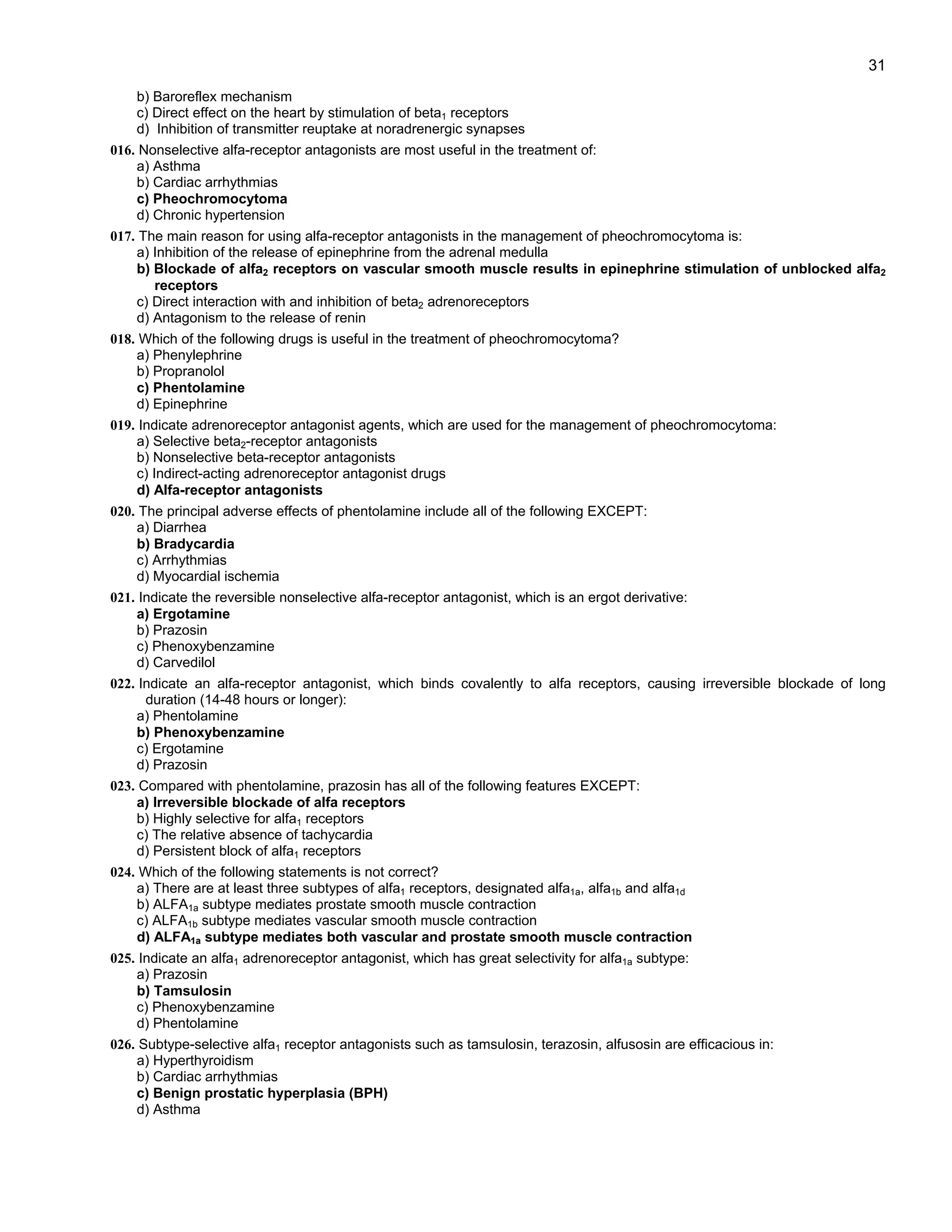 MCQ Pharmacology | PDF