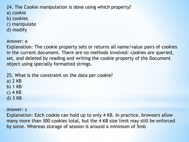 PHP Session - Mcq ppt | PPT