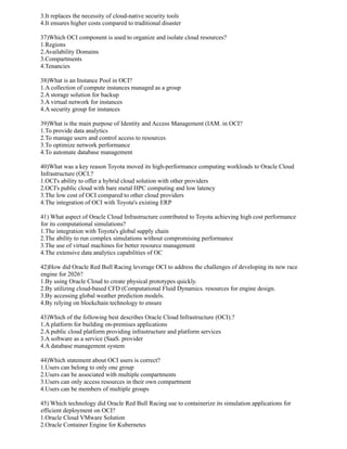 Multiple Choice Questions - software company interview | DOCX