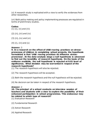 Mcq research | DOCX