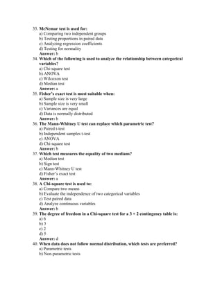 MCQ, Research Optometry, Simplified according to title | PDF