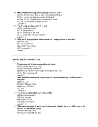 MCQ, Research Optometry, Simplified according to title | PDF