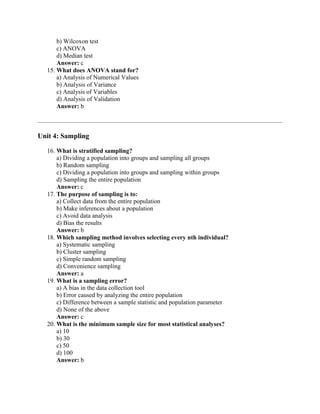 MCQ, Research Optometry, Simplified according to title | PDF