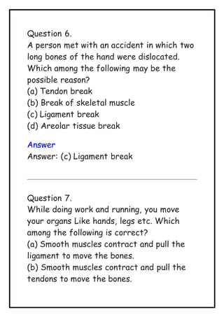 Mcq's of class 9 chapter Tissues | DOCX