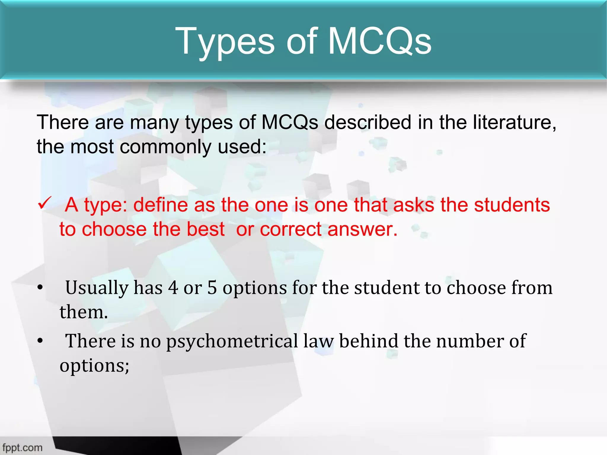 Mc qs formation | PPT