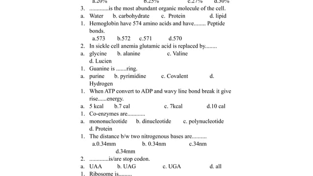mcqs 2.pptx by asmat ali khan botanist .. | PPT