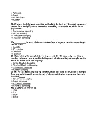 Mcqs analytical chemistry | DOCX