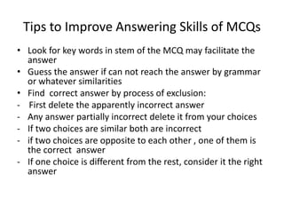 MCQsandOralexamTipsinFamilyMedicineResidencyPrograms.pptx