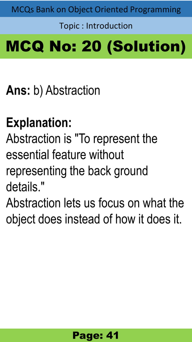 Multiple Choice Questions on JAVA (object oriented programming) bank 1 -- introduction | PDF