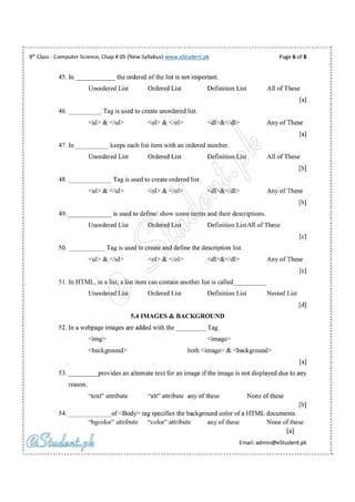 Mc qs ch 5 computer 9th by e-student | PDF