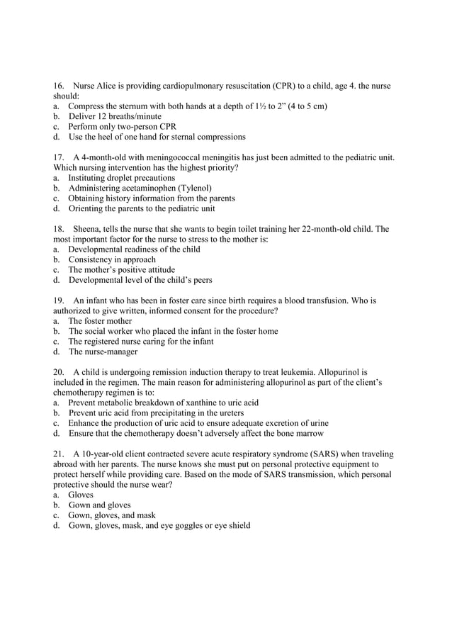 MCQs for Entrance Test for BN, MN, MSN Nursing by RS MEHTA | PDF ...