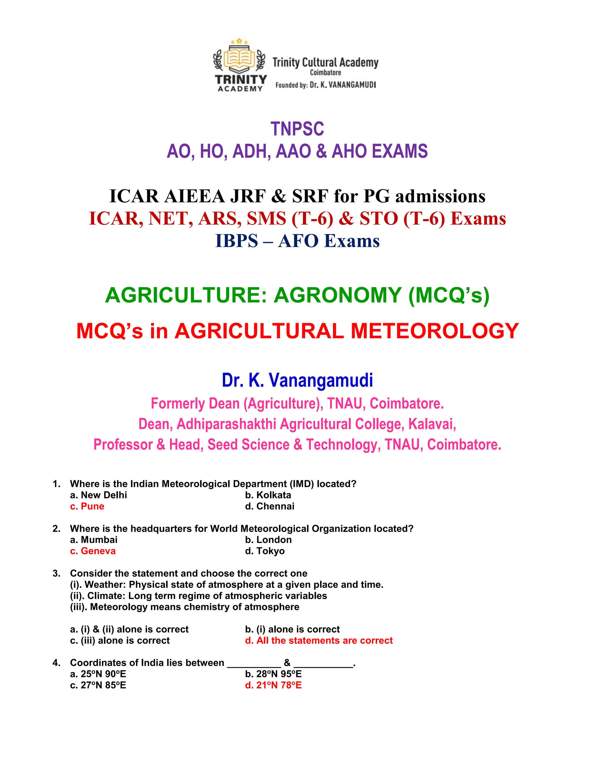 MCQ’s in AGRICULTURAL METEOROLOGY.pdf