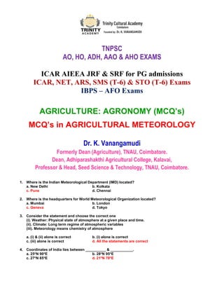 MCQ’s in AGRICULTURAL METEOROLOGY.pdf