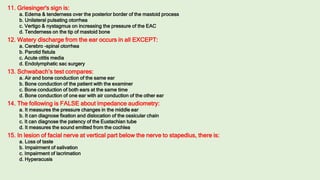 Multiple choice Questions in Otorhinolaryngology with explanations ...