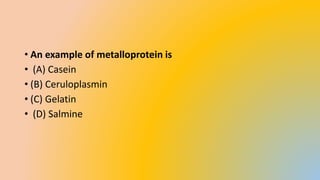 MCQs IN PROTEIN CHEMISTRY.pptx
