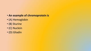 MCQs IN PROTEIN CHEMISTRY.pptx