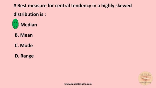 Multiple Choice Questions - Biostatistics | PPTX | Dental Health ...