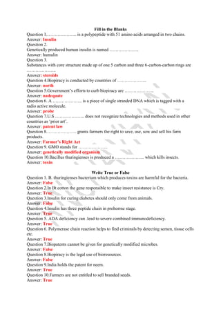 MCQs on Biotechnology.pdf