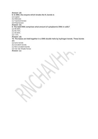 MCQs on DNA Fingerprinting.pdf