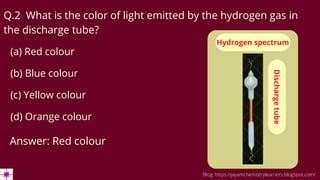 MCQ's on hydrogen spectrum.pdf