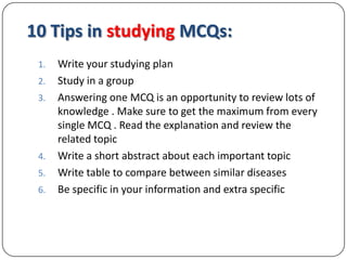 MCQs Techniques | PPTX