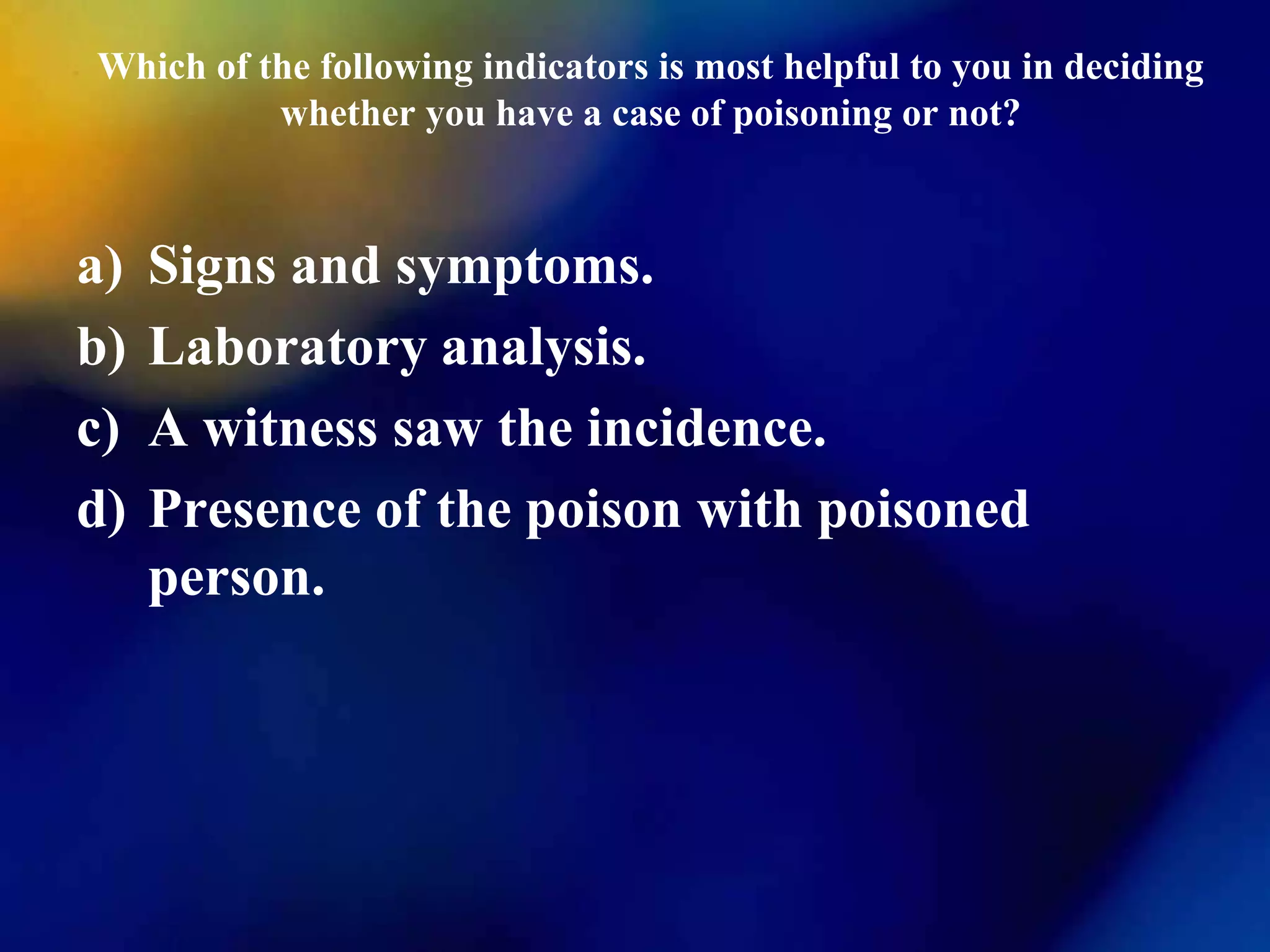 MCQs in TOXICOLOGY | PPTX