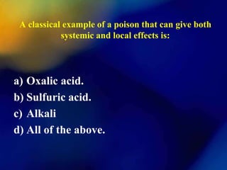 MCQs in TOXICOLOGY | PPTX