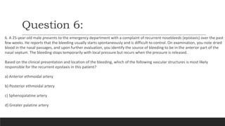 MCQ TEST HEAD & NECK.pptx first year anatomy AIIMS bilaspur | PPTX