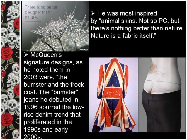 All about Alexander McQueen | PPTX | Women\'s Clothing | Women\'s Fashion