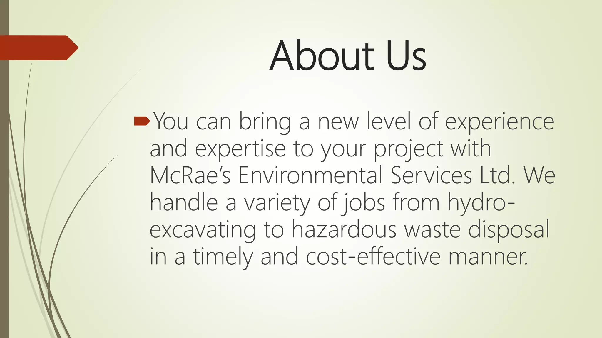 Hydrovac Vancouver in McRae’s Environmental | PPTX | Environmental ...