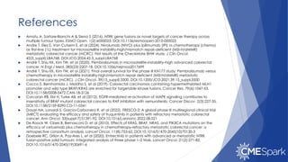 Metastatic Colorectal Cancer (mCRC) Slides | PDF