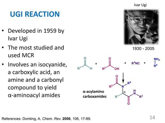 Multi Component Reactions | PDF | Chemistry | Science