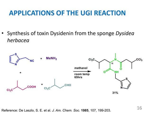 Multi Component Reactions | PDF | Chemistry | Science