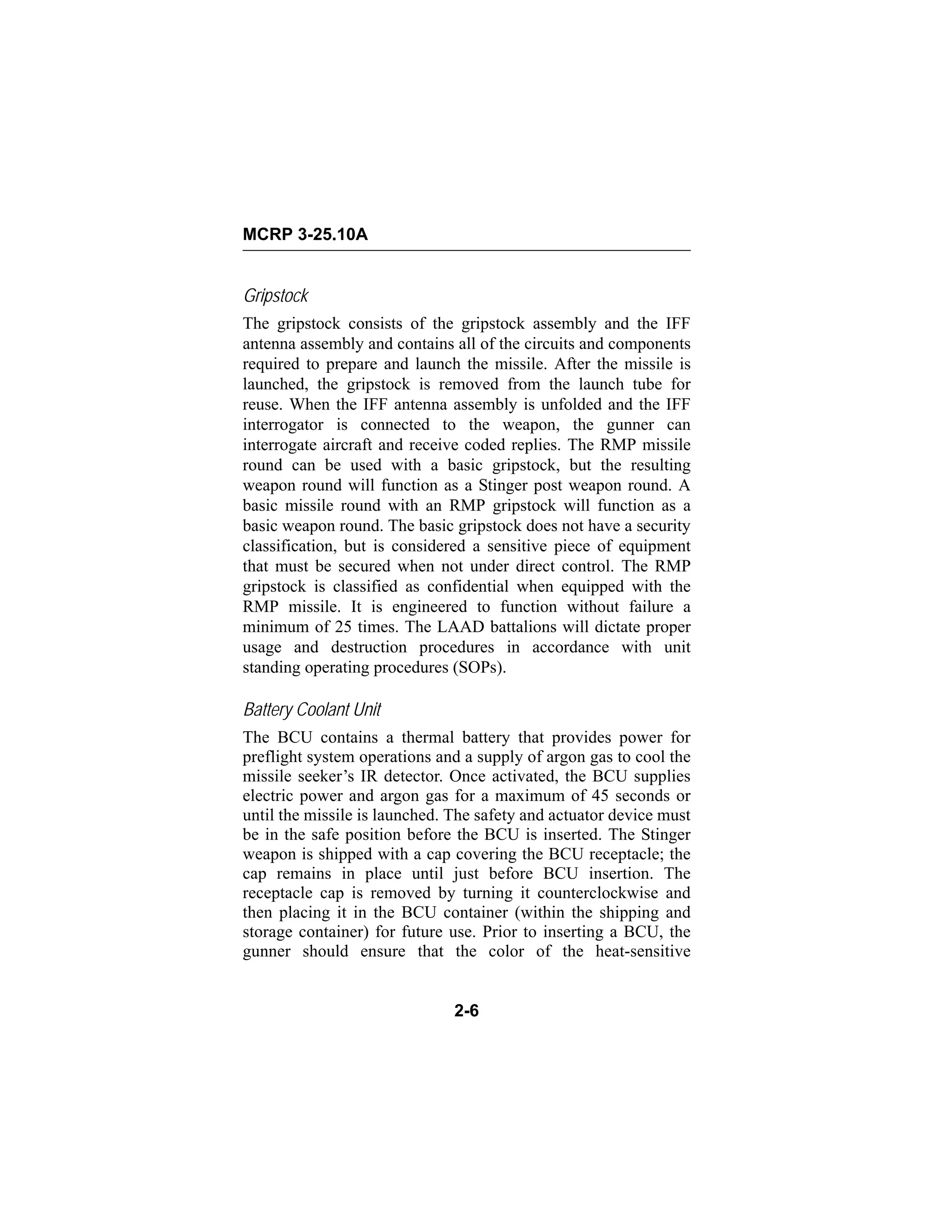 Low Altitude Air Defense (LAAD) Gunner’s Handbook | PDF