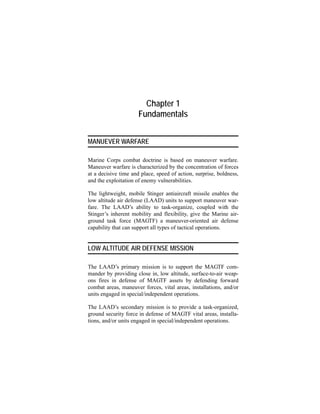 Low Altitude Air Defense (LAAD) Gunner’s Handbook | PDF