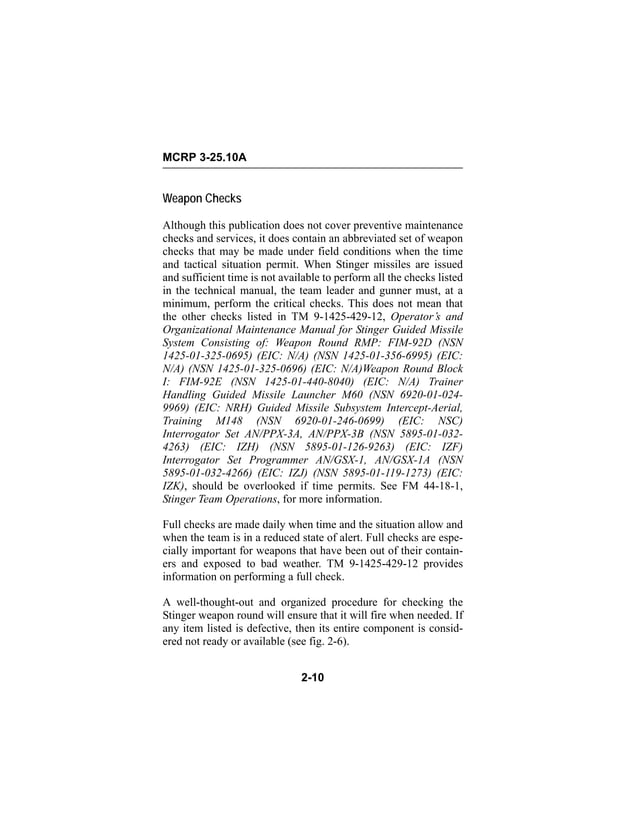 Low Altitude Air Defense (LAAD) Gunner’s Handbook | PDF