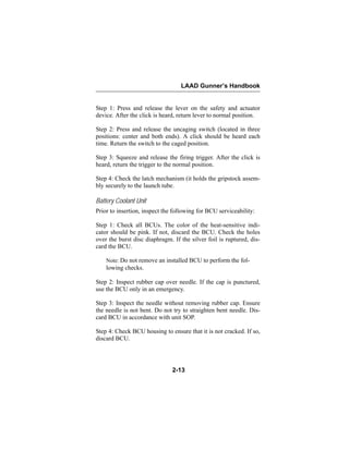 Low Altitude Air Defense (LAAD) Gunner’s Handbook | PDF