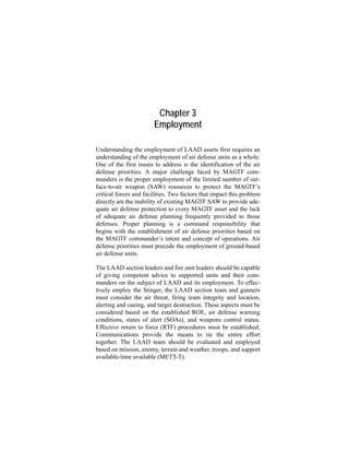 Low Altitude Air Defense (LAAD) Gunner’s Handbook | PDF