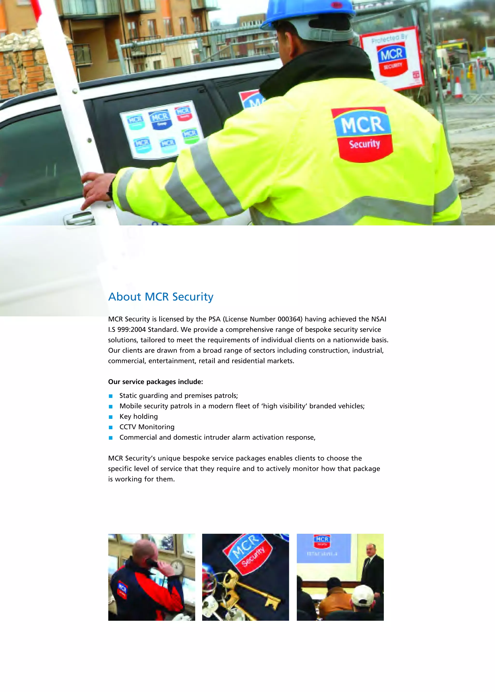 Mcr Security Brochure | PDF