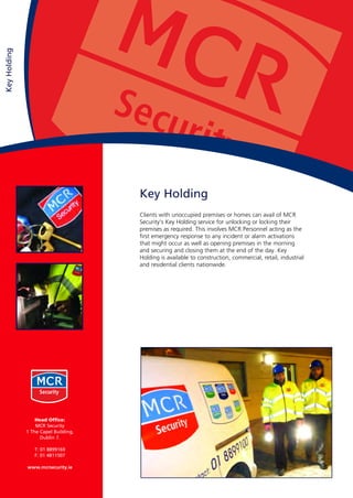 Mcr Security Brochure | PDF
