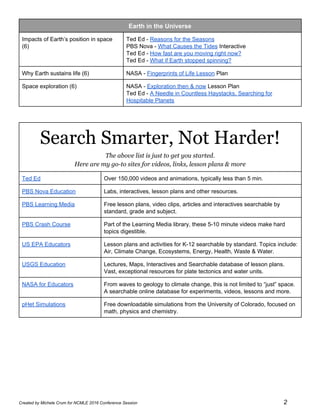 Resources for standards- 6th grade only | PDF