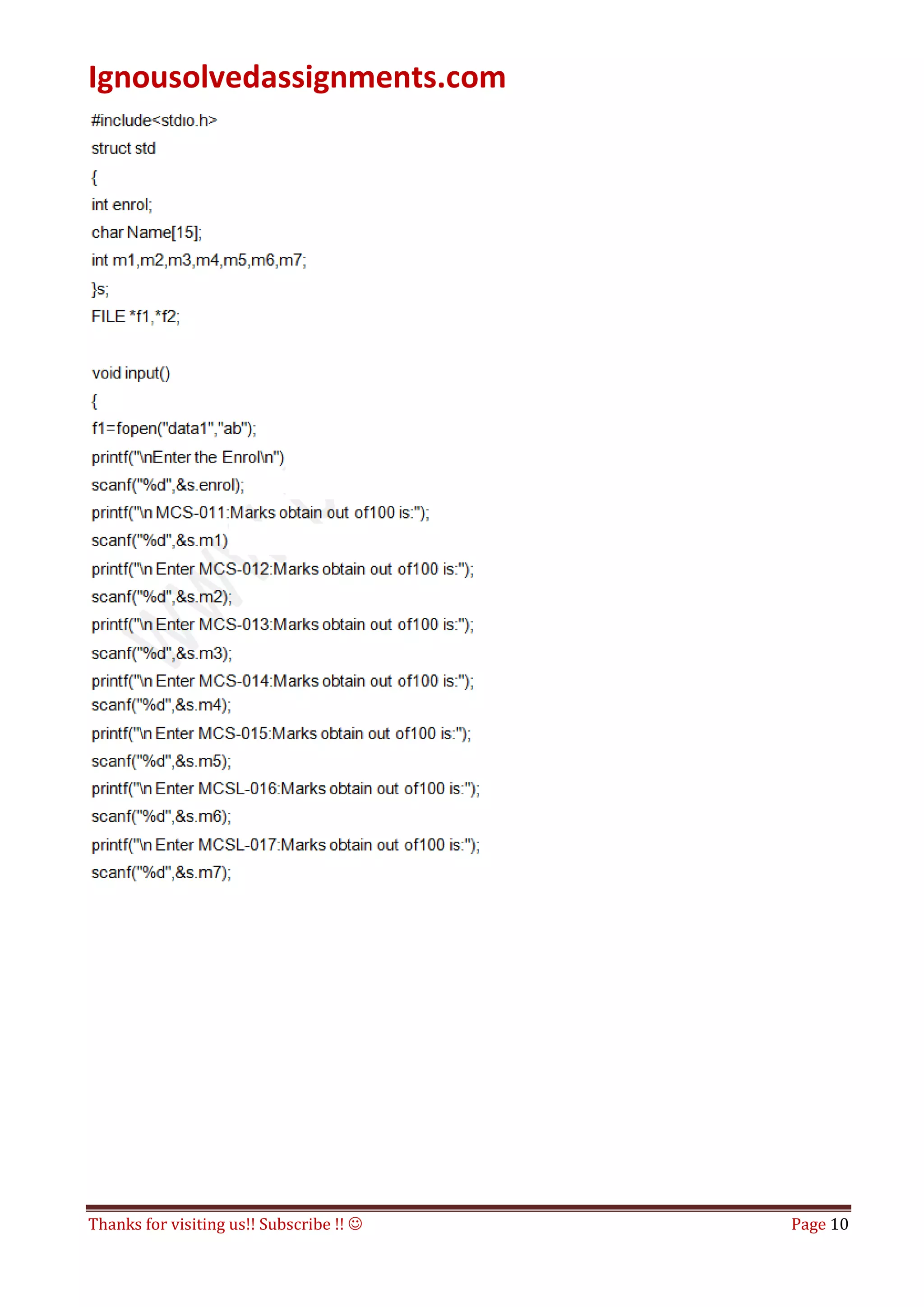 Mcs 011 solved assignment 2015-16 | PDF