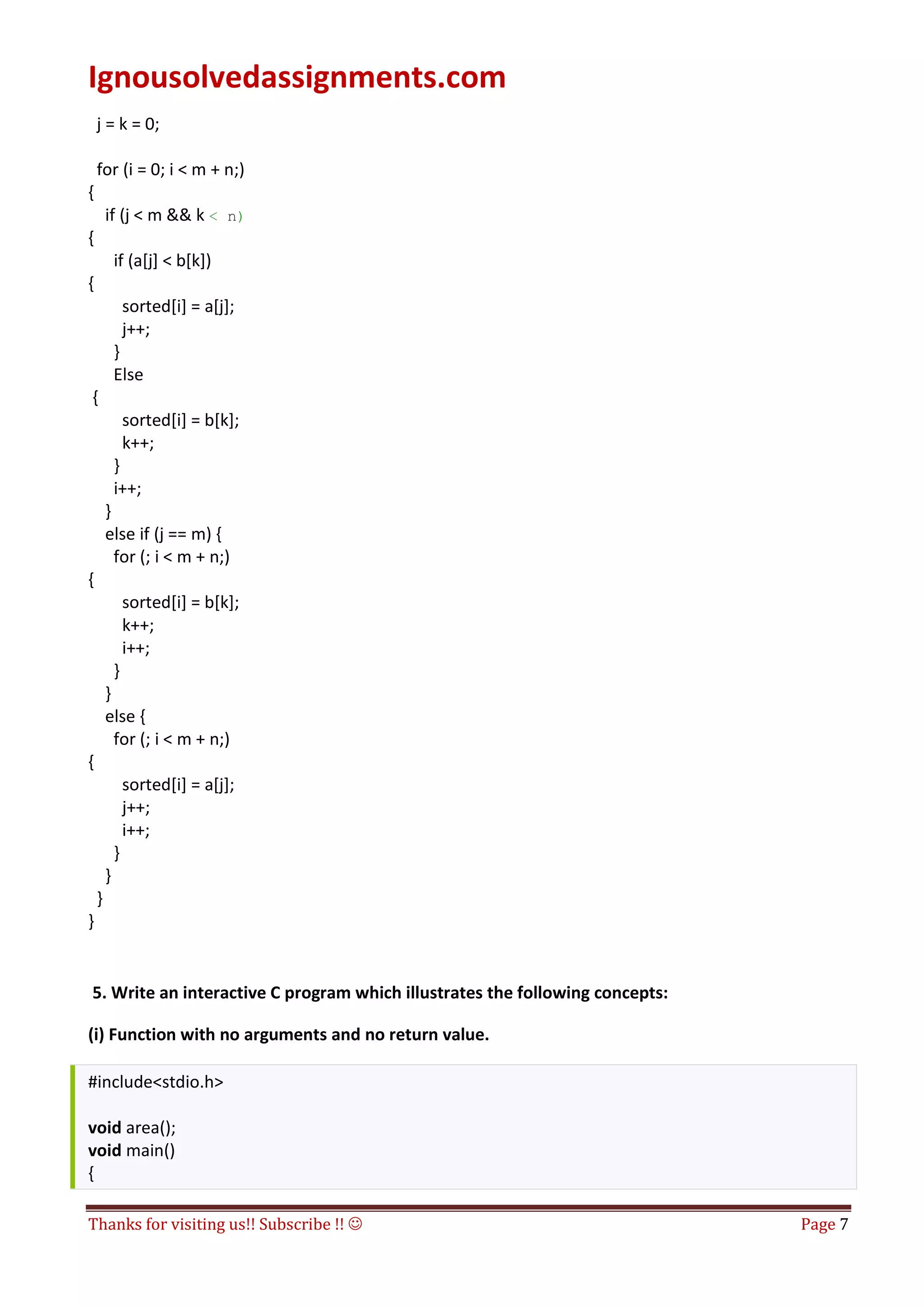 Mcs 011 solved assignment 2015-16 | PDF
