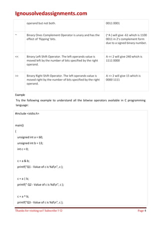Mcs 011 solved assignment 2015-16 | PDF