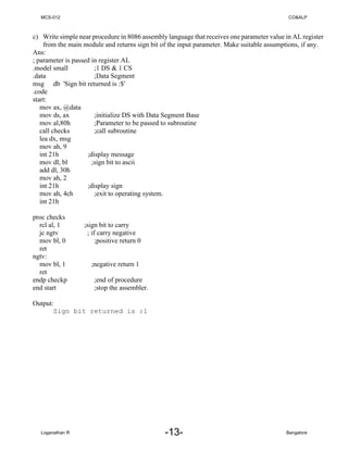 Mcs 012 computer organisation and assemly language programming- ignou assignment answer 2013-14 ...