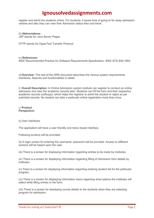 Mcs 014 solved assignment 2015-16 | PDF