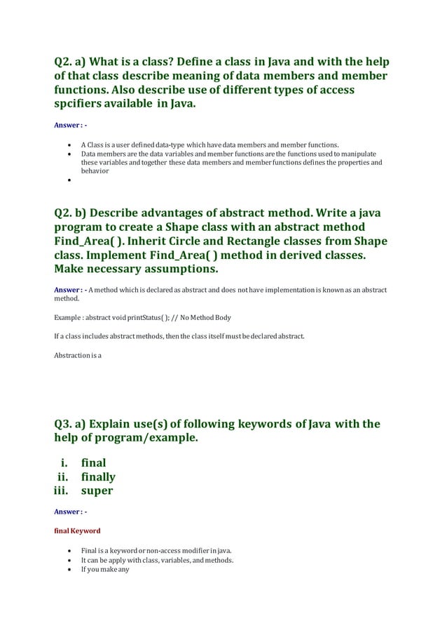 Mcs 024 assignment solution (2020-21) | DOCX | Programming Languages | Computing