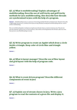 Mcs 024 assignment solution (2020-21) | DOCX | Programming Languages | Computing