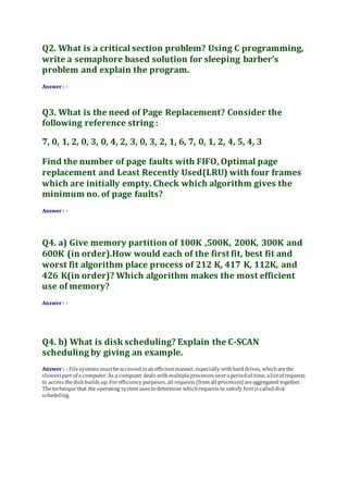 Mcs 041 assignment solution (2020-21) | PDF